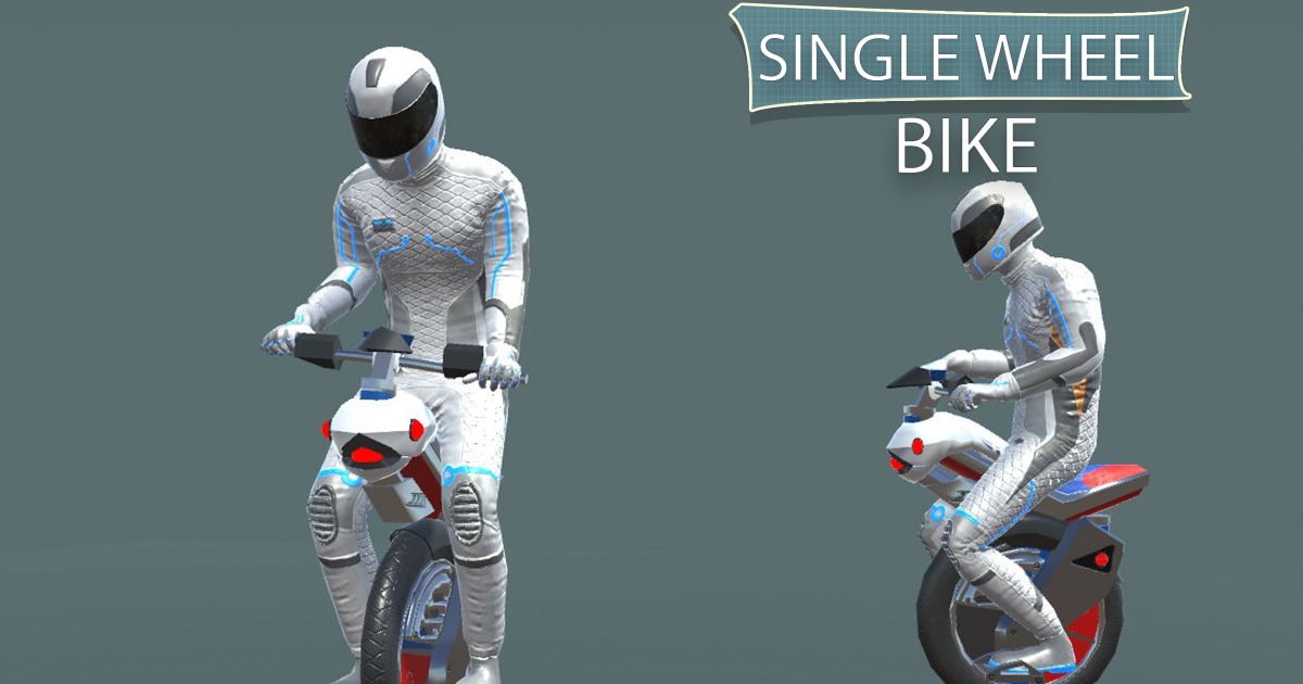 Single Wheel Bike | 3D Animations | Unity Asset Store