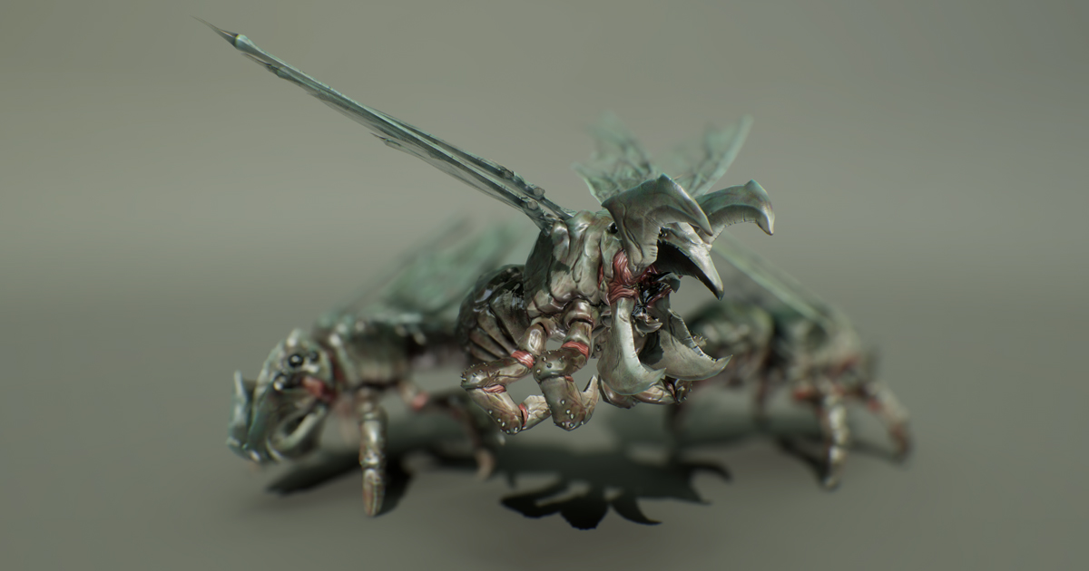 MONSTER: VESPOMORPH | 3D Creatures | Unity Asset Store