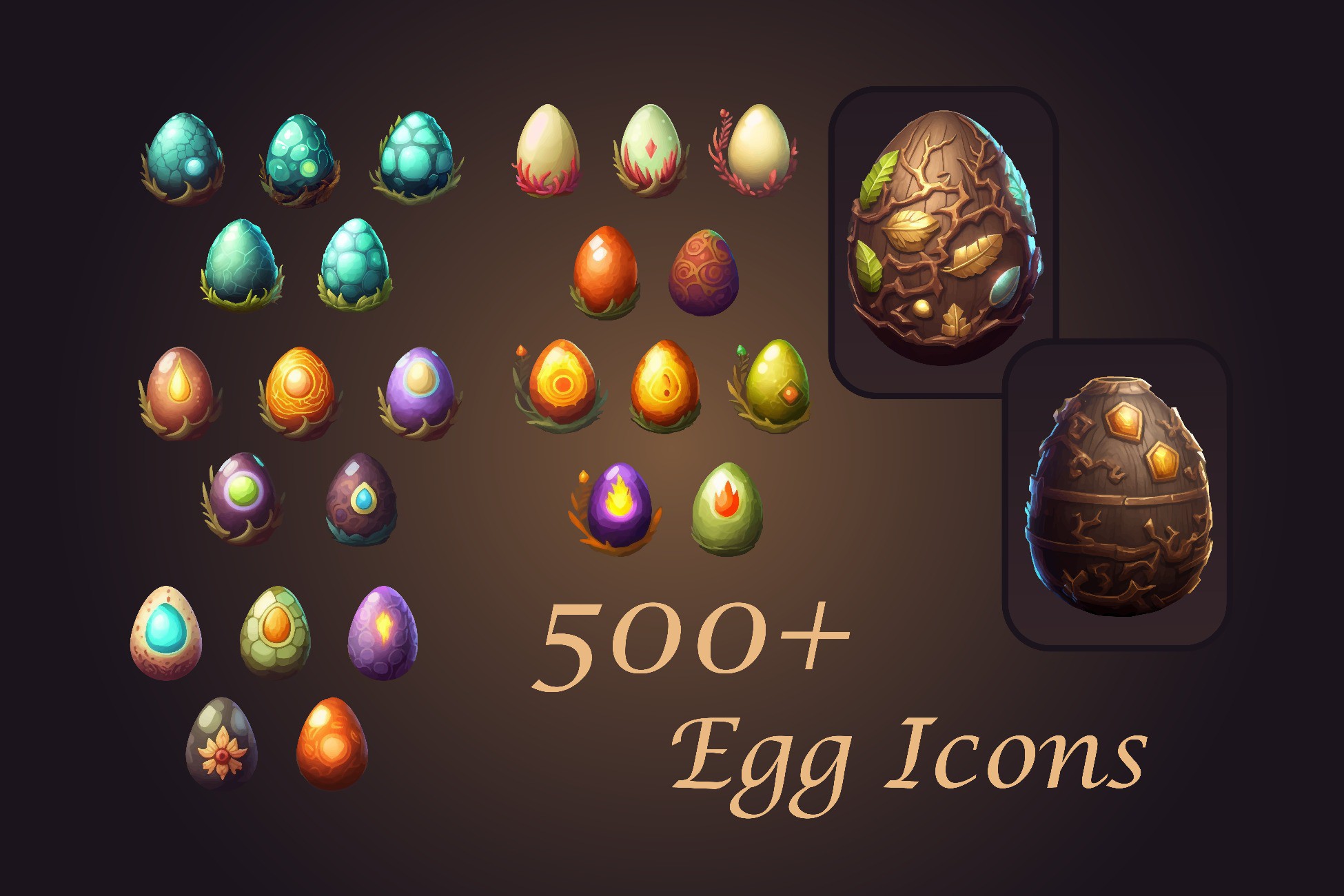 Egg Collection | 2D Icons | Unity Asset Store