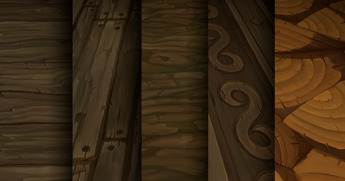 Wood Timber Texture Pack 06 Hand Painted | 2D Wood | Unity Asset Store