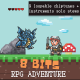 8-Bit/ Chiptune Adventure Music Pack