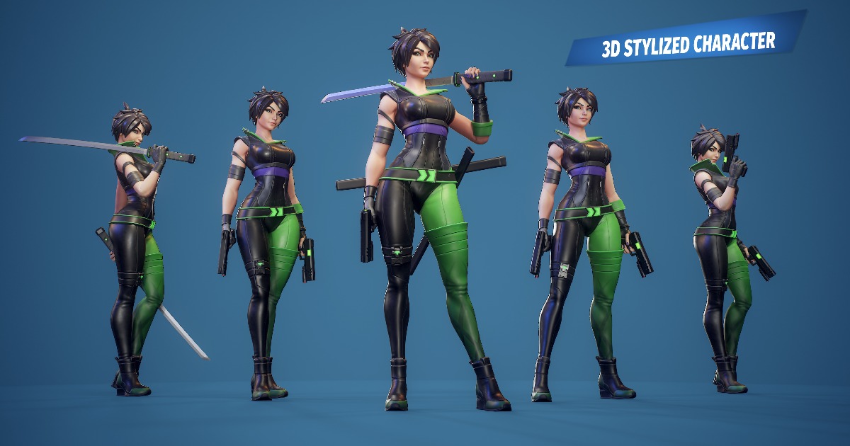 3D Stylized character - Olivia Sprout | 3D Characters | Unity Asset Store