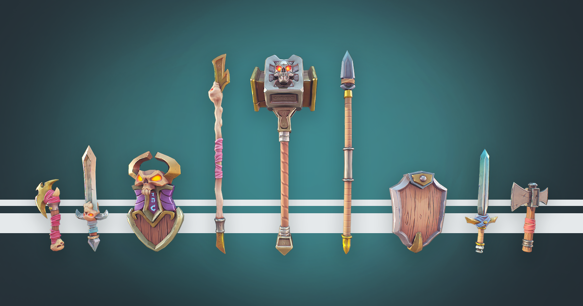 Stylized Tier Weapons | 3D Weapons | Unity Asset Store