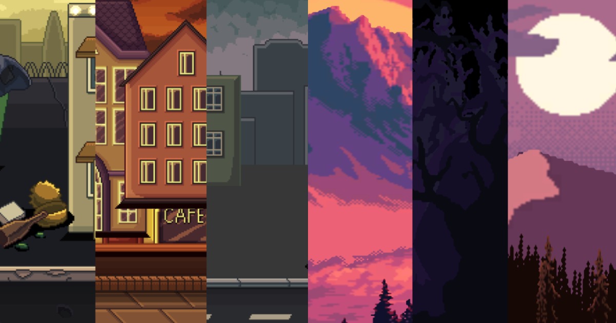 2D- Pixel Art Parallax Backgrounds | 2D 环境 | Unity Asset Store