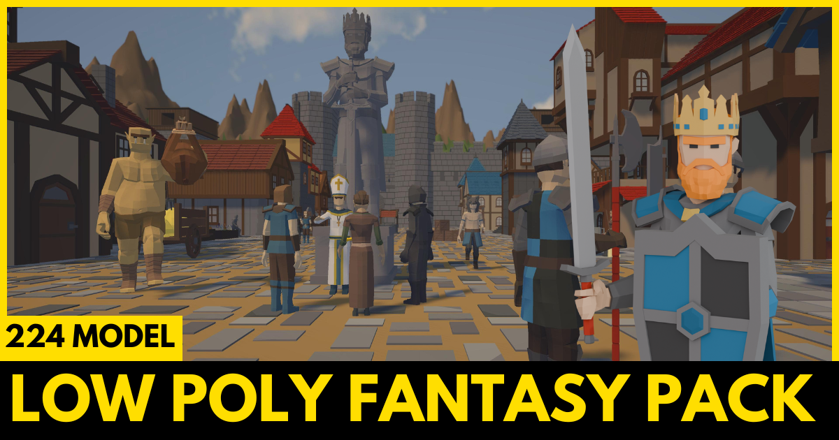 LOW POLY Fantasy Kingdom Pack | 3D Environments | Unity Asset Store