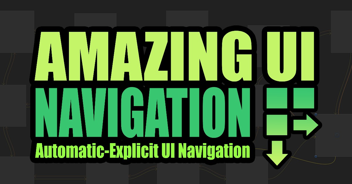 Amazing UI Navigation | GUI 도구 | Unity Asset Store