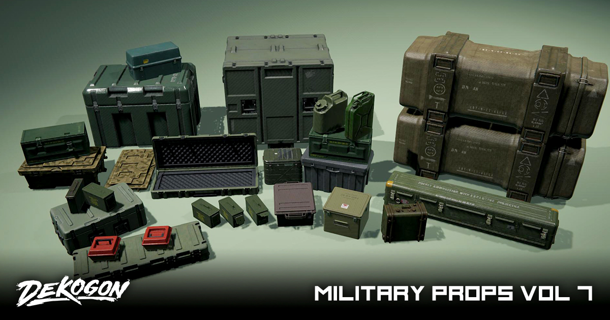 Military Supplies - VOL.7 - Containers | 3D Props | Unity Asset Store