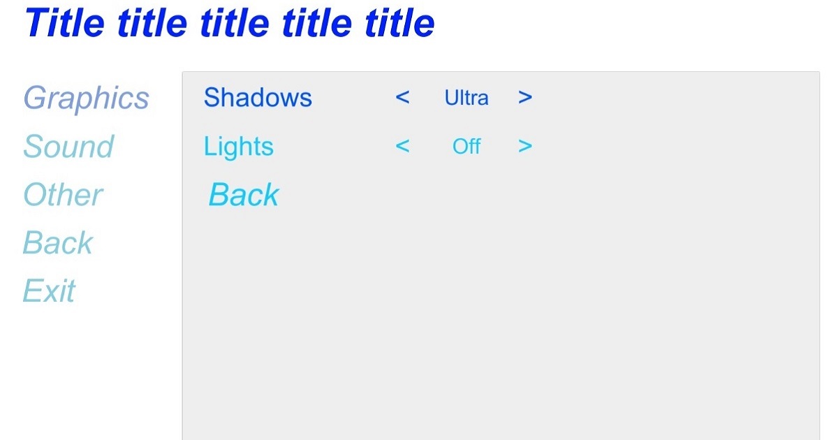 Ultra Fast Settings Menu Creator | Add-Ons | Unity Asset Store