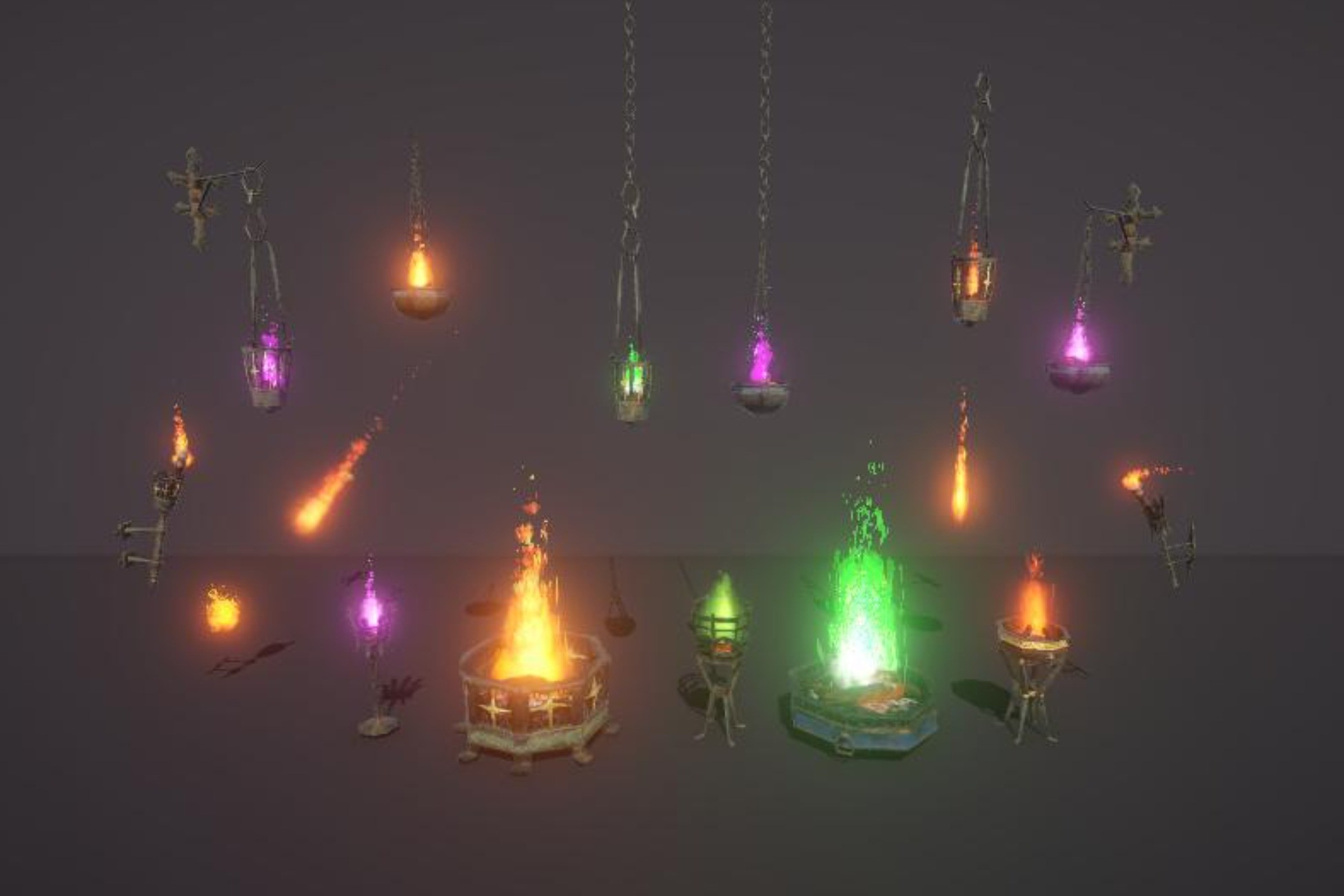 Fire Prop And Stylized Flames 3d 道具 Unity Asset Store