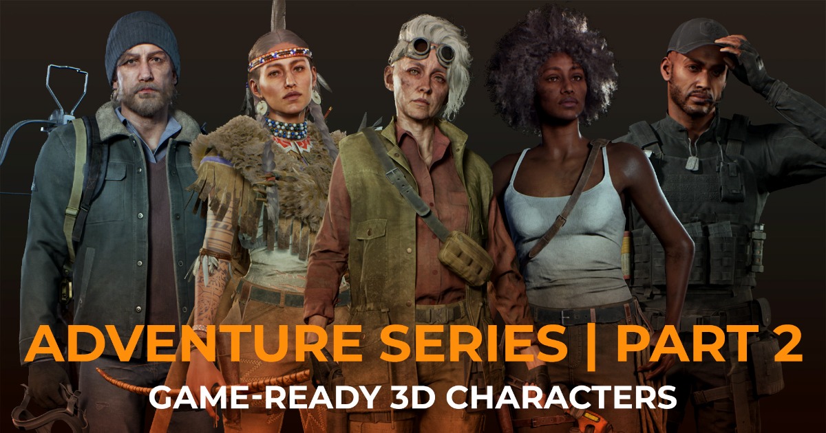 Adventure Characters Pack 2 - Survival, Survivor, RPG, Shooter, Action ...