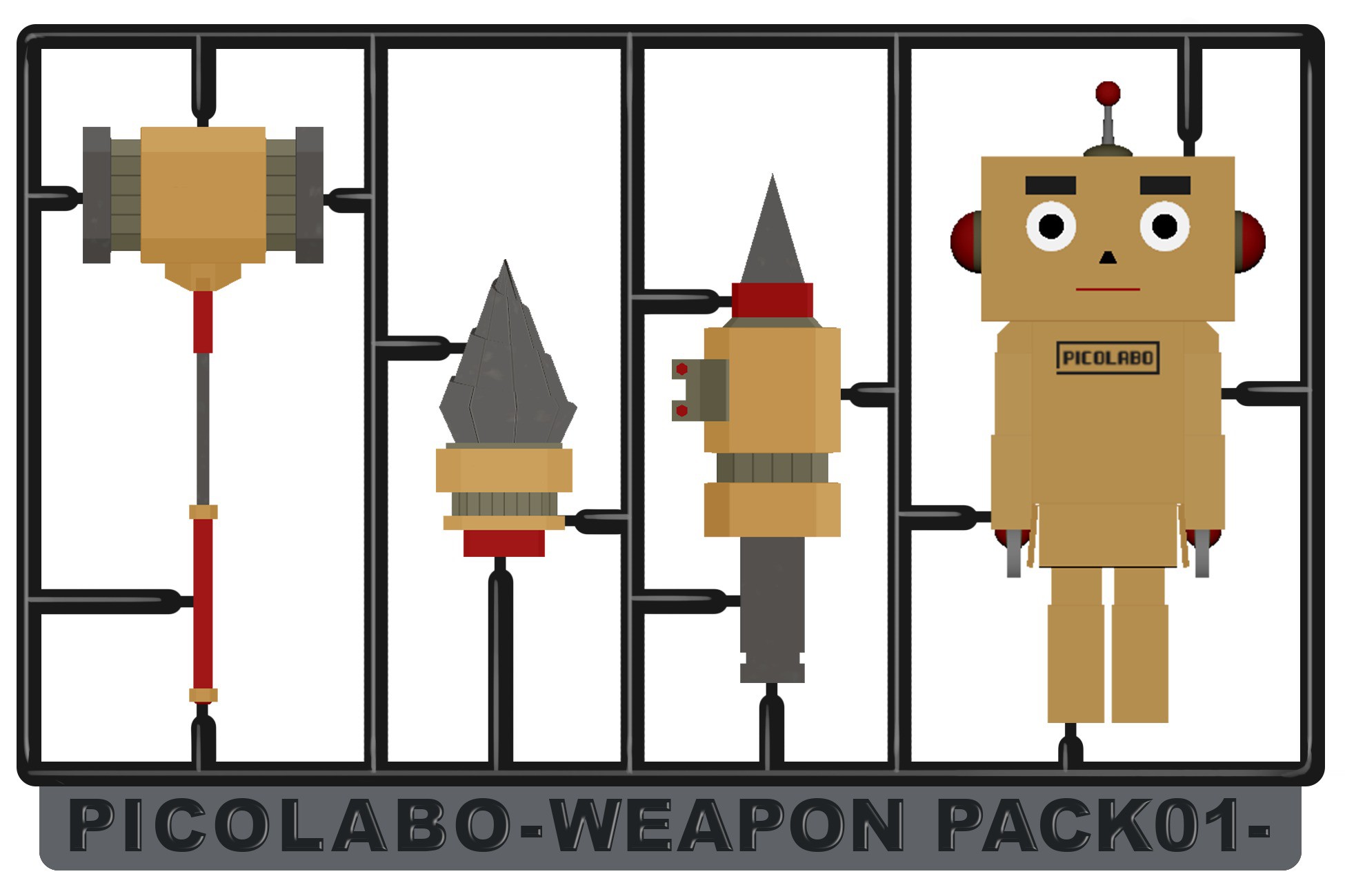 Picolabo Weapons Pack | 3D Weapons | Unity Asset Store