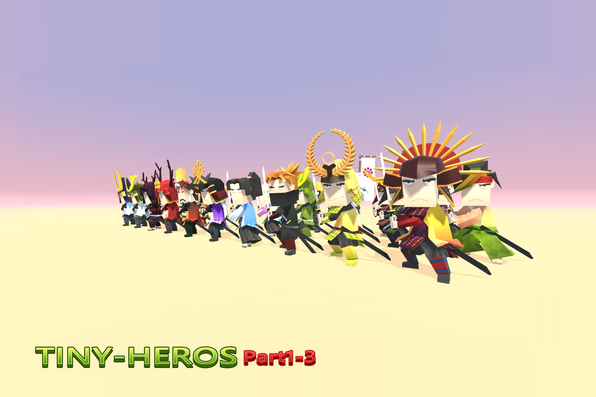 Tiny Heros - Part1+2+3 | 3D Characters | Unity Asset Store