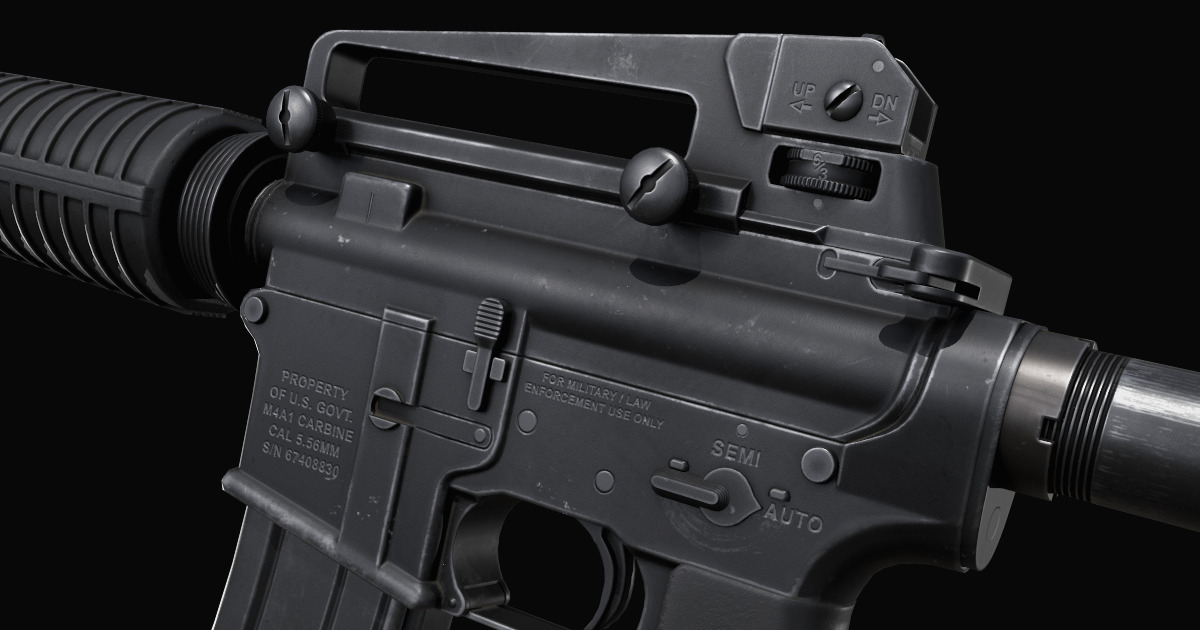 M4A1 Assault Rifle | 3D Weapons | Unity Asset Store