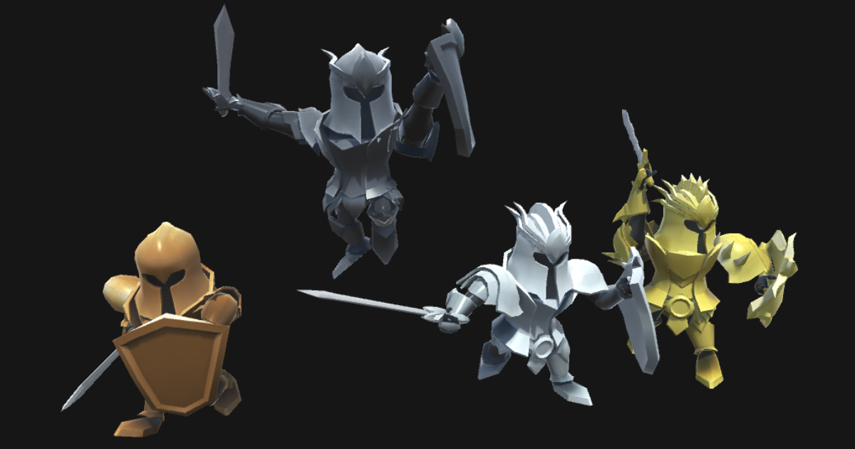 Stylized Knights (Low Poly) | Characters | Unity Asset Store