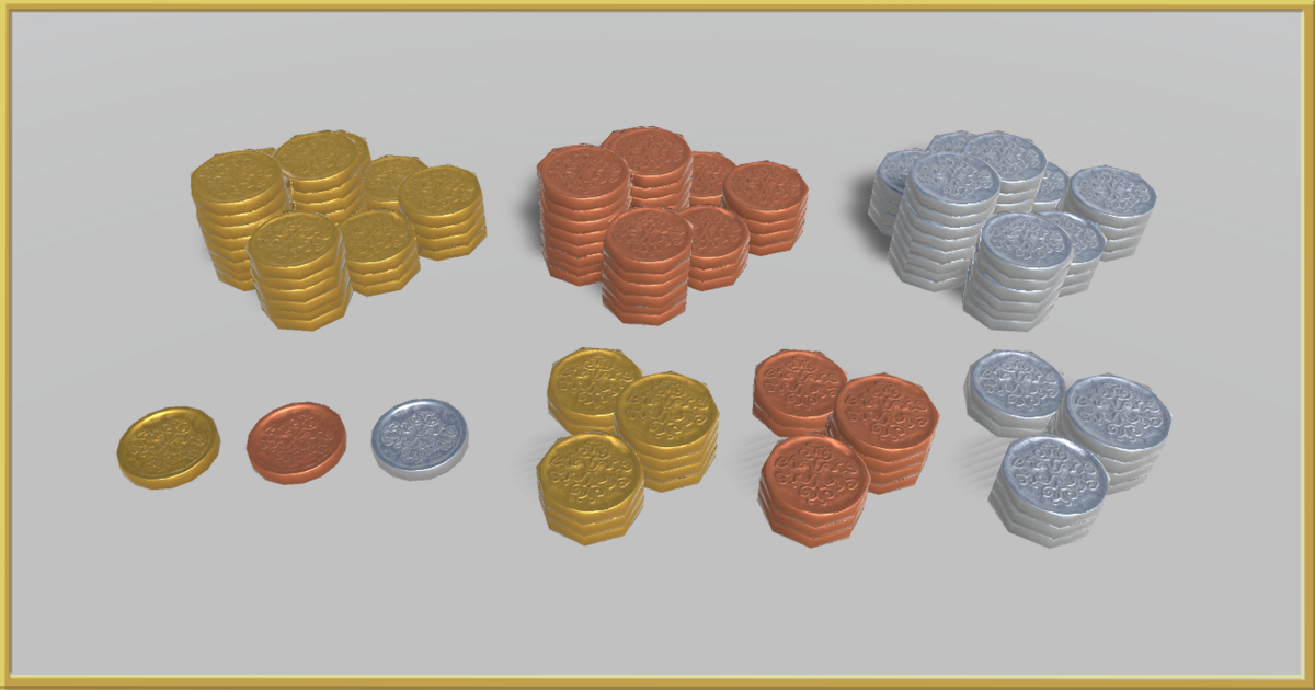 Coins [by Silver Cats] | 3D Props | Unity Asset Store