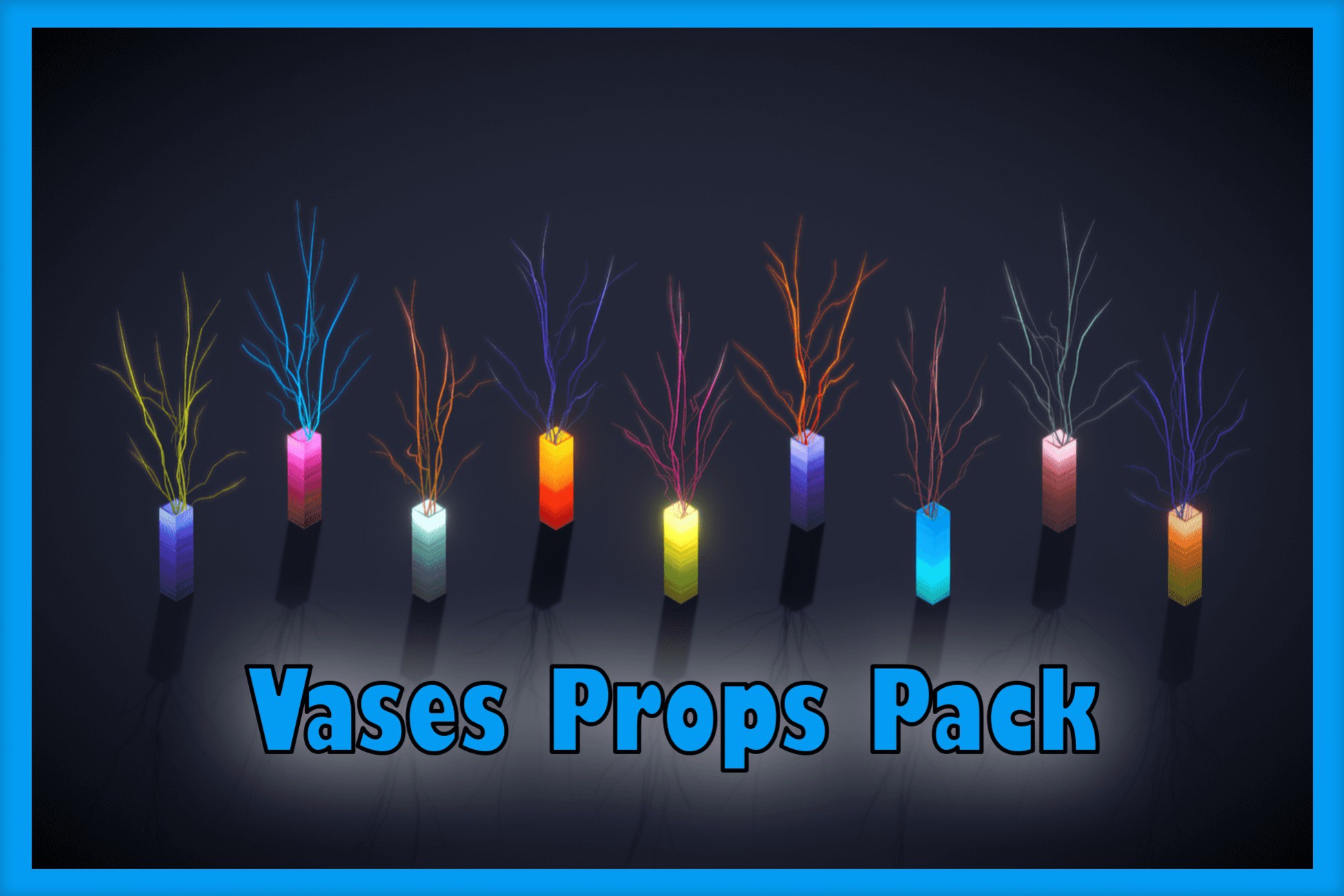 Low Poly Vases Props Pack – Decorative Props | 3D Interior | Unity ...