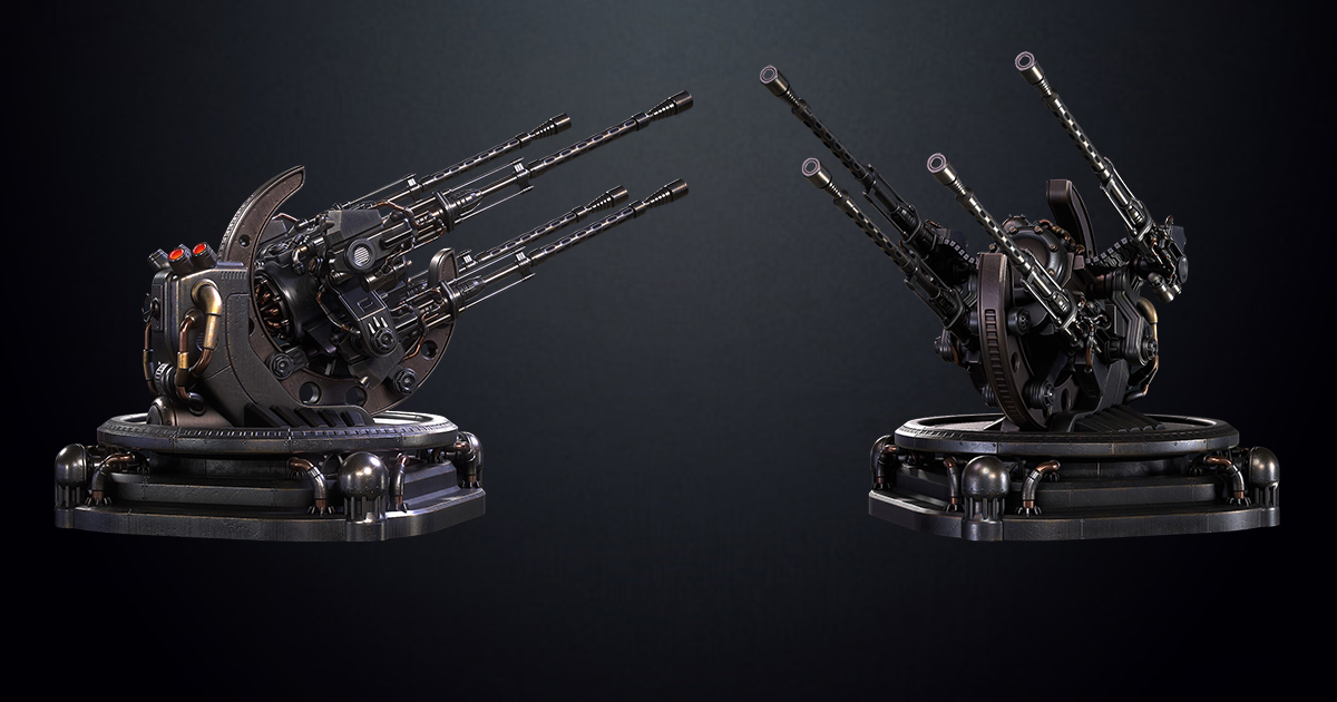 Guardian Cannon | 3D Weapons | Unity Asset Store