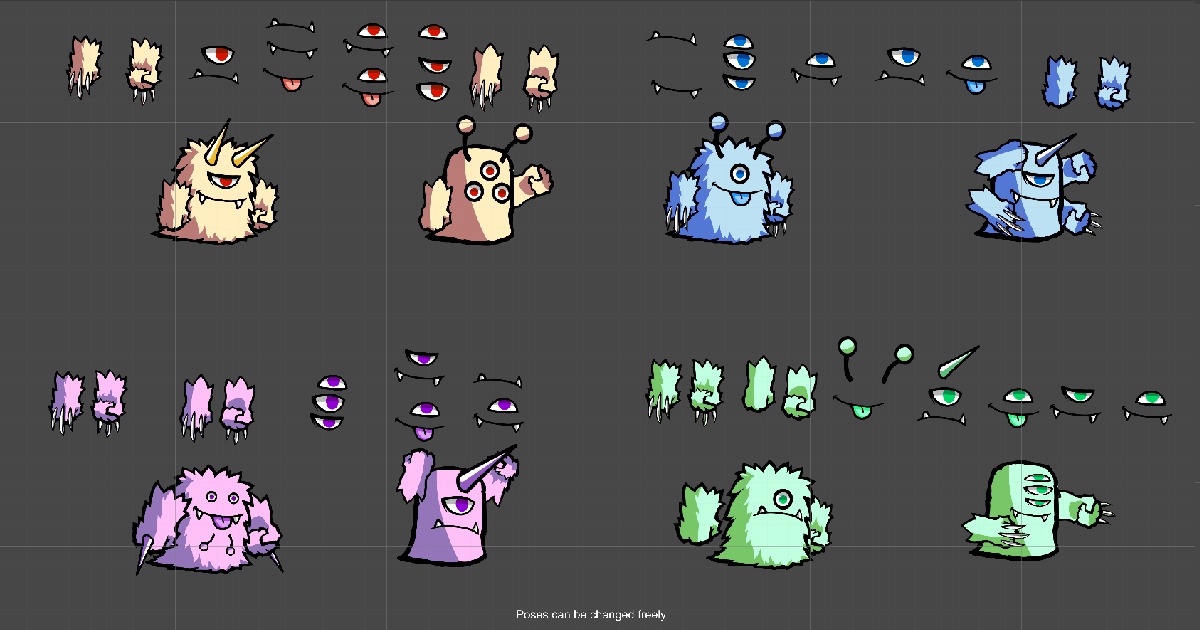 2D_Monster_TheMonster | 2D Characters | Unity Asset Store