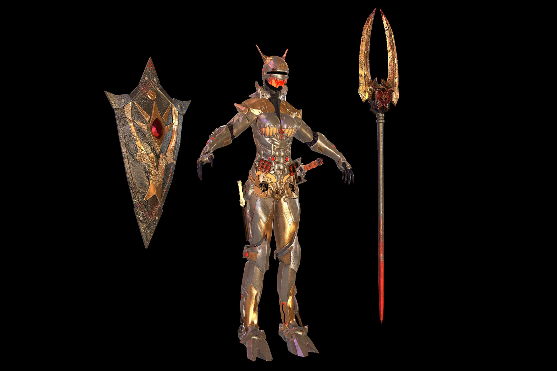 Cyber Amazon | 3D 캐릭터 | Unity Asset Store