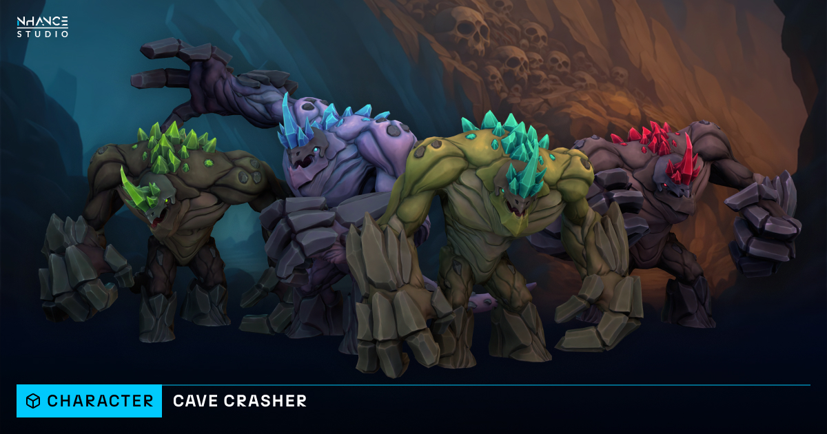 Stylized Fantasy Cave Crasher | 3D 캐릭터 | Unity Asset Store