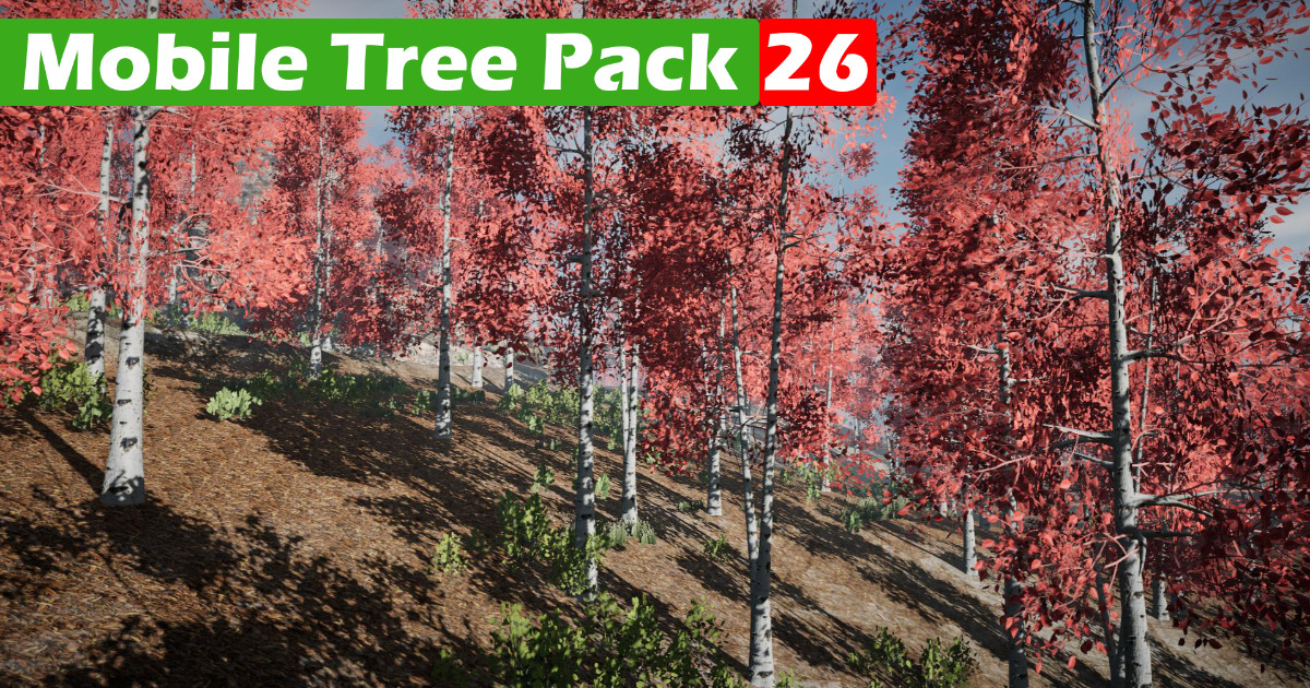 Mobile Tree Pack (26) | 3D Trees | Unity Asset Store