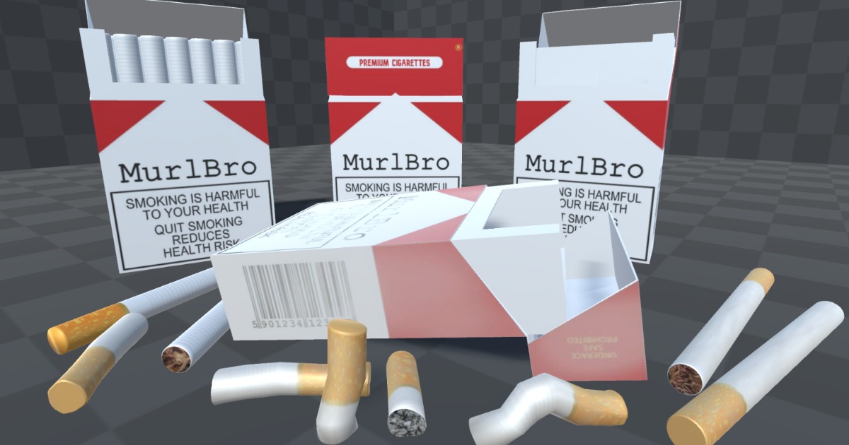 MurlBro Cigarettes Set | 3D Props | Unity Asset Store