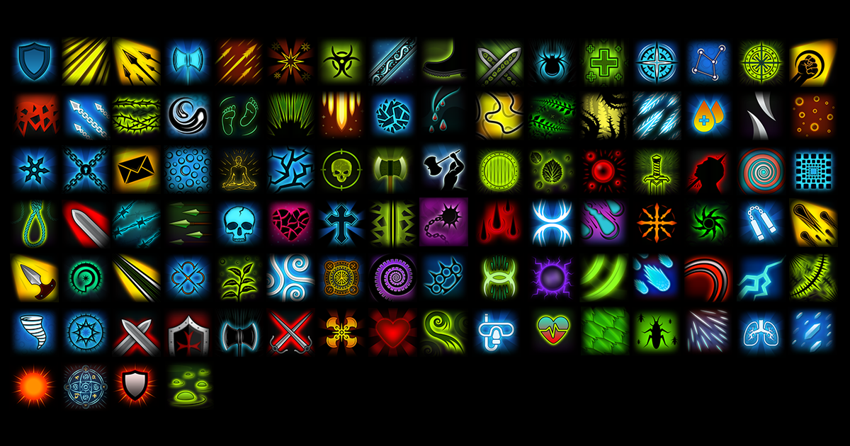 Skill Icons Pack 02 2d Icons Unity Asset Store