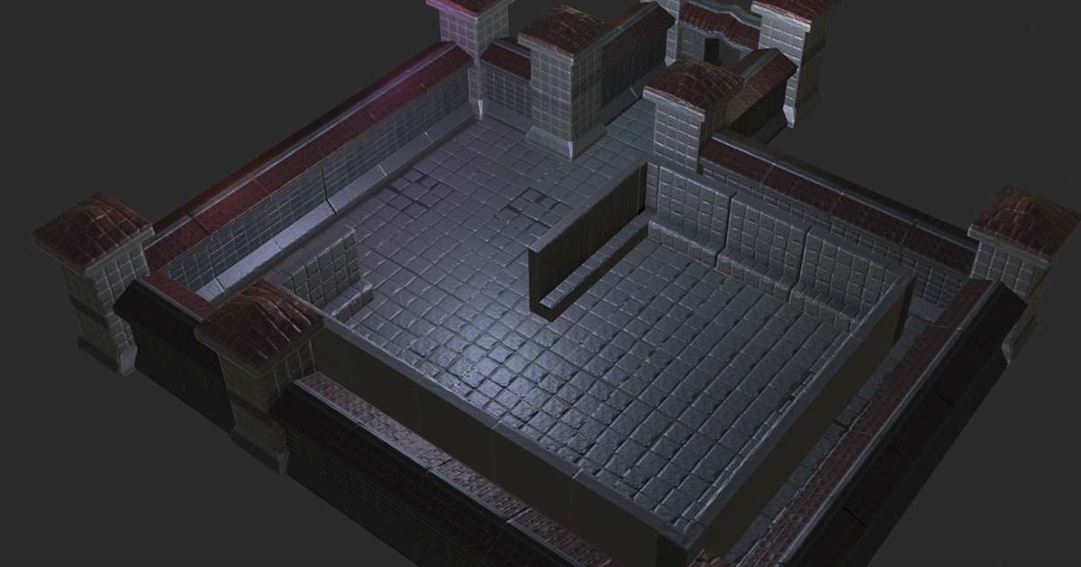 Walls and floors v.1 | 3D Historic | Unity Asset Store