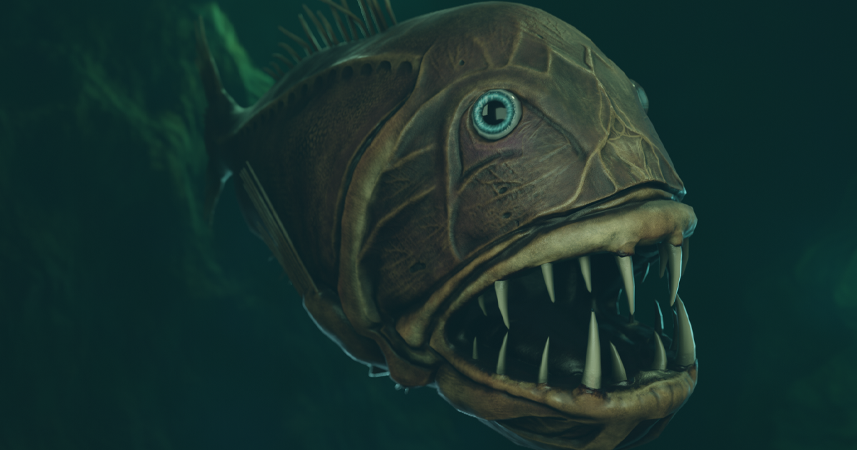 Fish Monster: Sabertooth | 3D 생물 | Unity Asset Store
