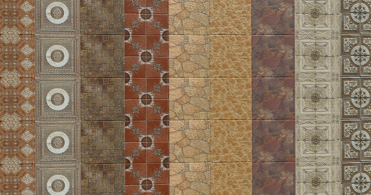 PBR Textures(pack)for floor | 2D Tiles | Unity Asset Store