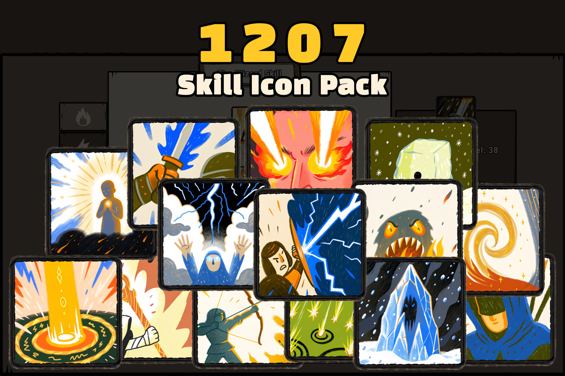 Skill Icon Pack Cartoon 01 2d Icons Unity Asset Store