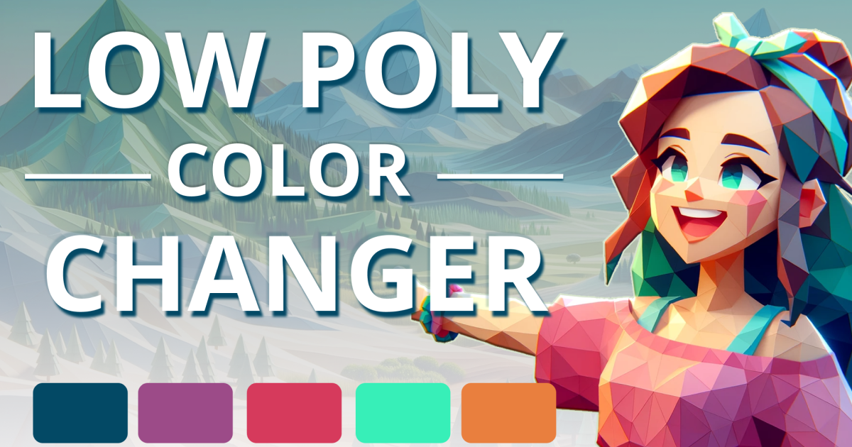 Low Poly Color Changer - Easy Color Changing & Variations | Level ...