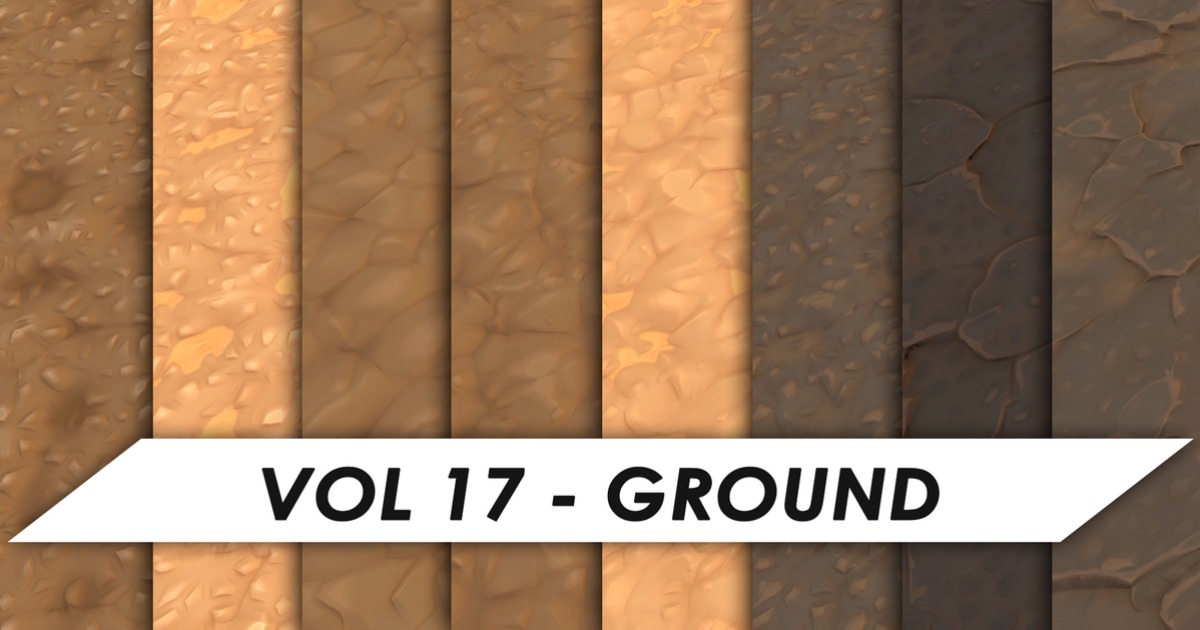 Stylized Textures - Vol 17 - Ground 3 | 2D Textures & Materials | Unity ...