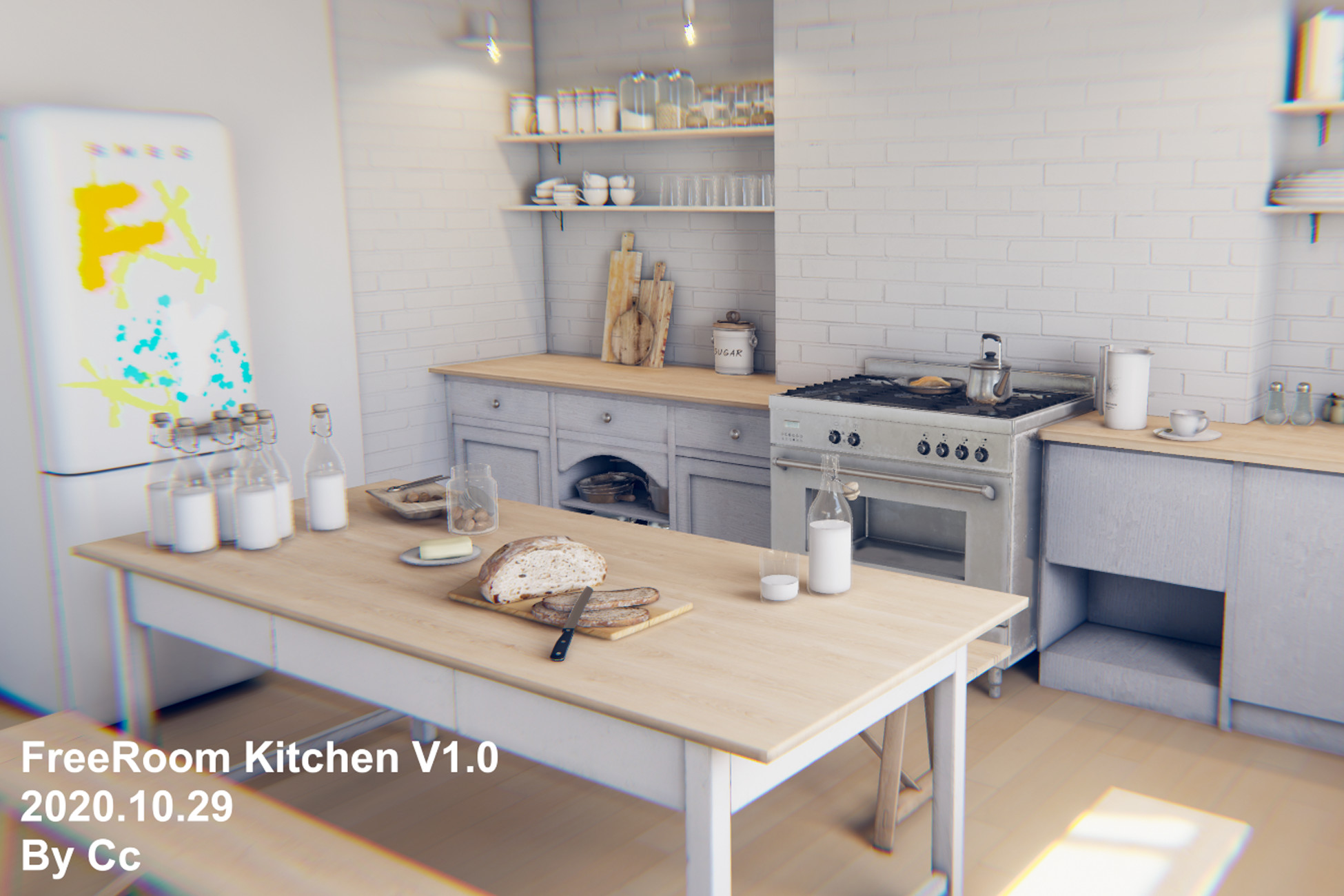 FR_KitchenRoom_V1.0 | 3D Environments | Unity Asset Store