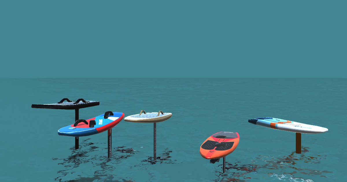 Foil Surf boards | 3D Props | Unity Asset Store