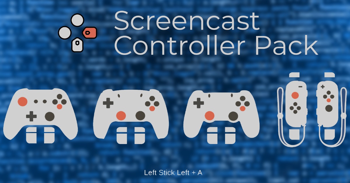 Screencast Controller Pack | 2D GUI | Unity Asset Store