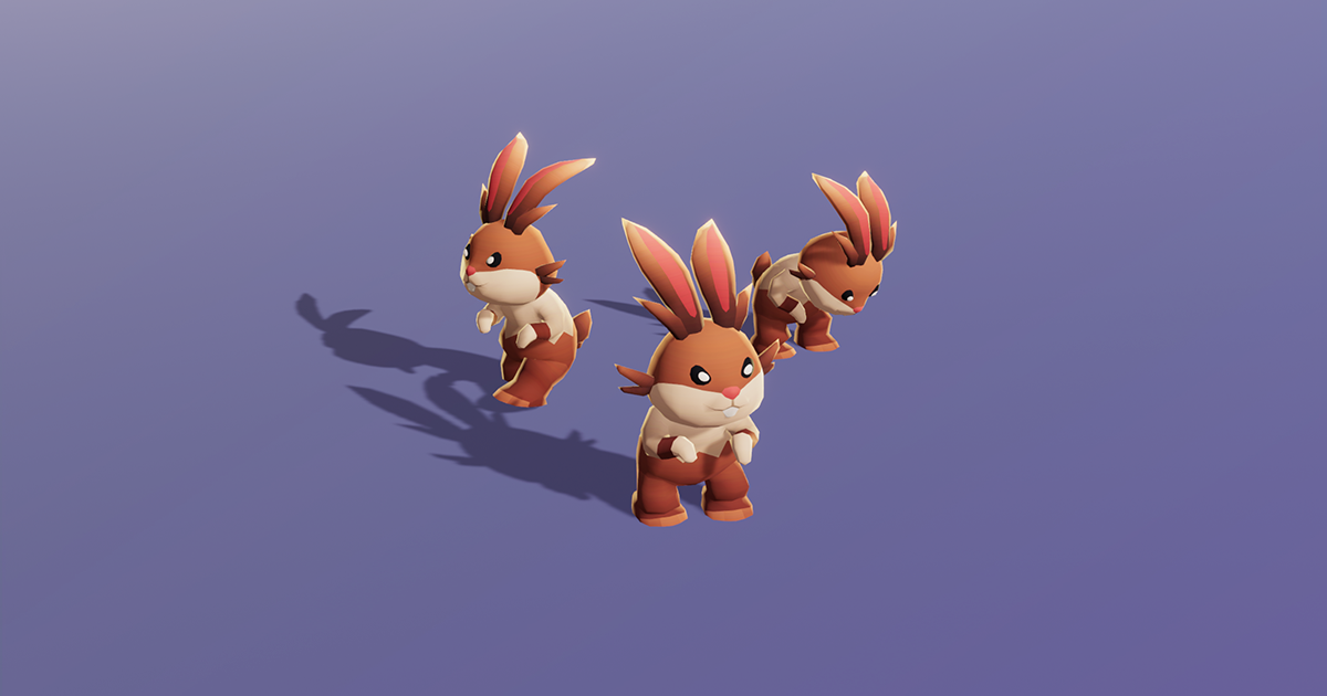 Rabbit Cute Series | 3D Creatures | Unity Asset Store