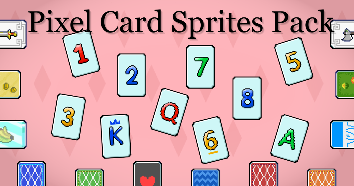 Pixel Card Sprites Pack | 2D Environments | Unity Asset Store