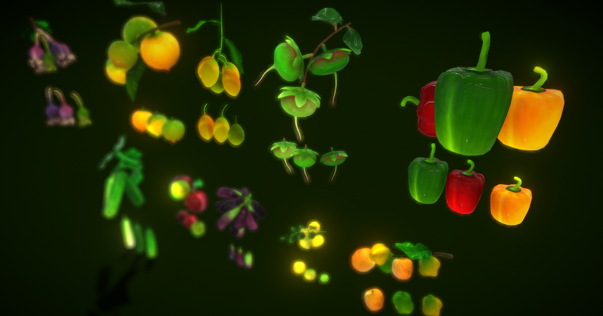 Collection Fruit Path7 | 3D Food | Unity Asset Store