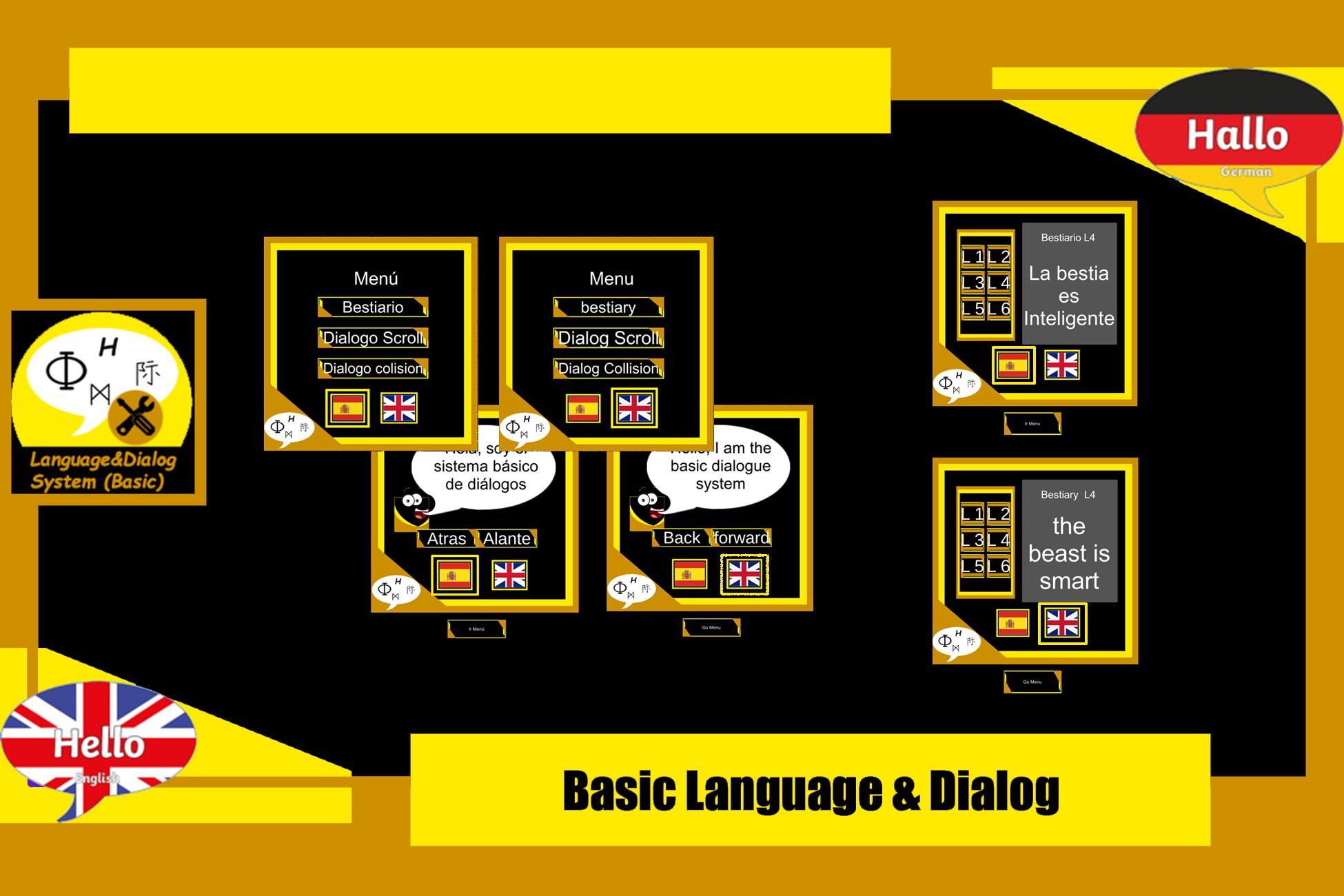 BasicLanguage&DialogSystem | Game Toolkits | Unity Asset Store