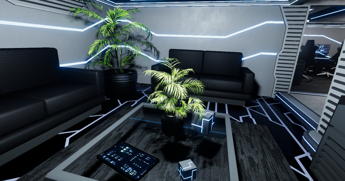Futuristic Scifi Interior | 3D Sci-Fi | Unity Asset Store