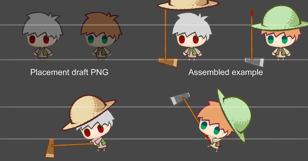 2D_Character_Villager_Man | 2D Characters | Unity Asset Store