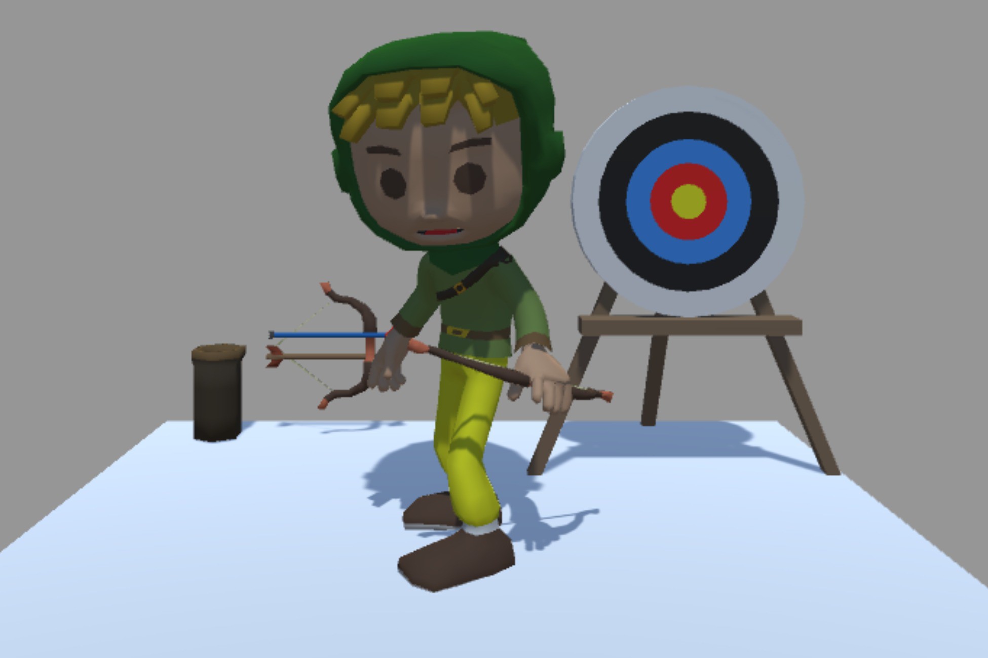 3D Character #023 - Archer Male - Animated - Low Poly - FBX | 3D ...