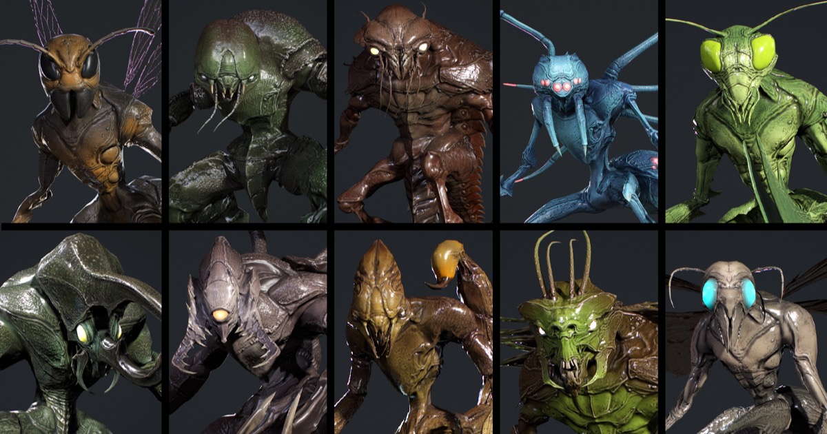 Creatures SuperPack | 3D Creatures | Unity Asset Store