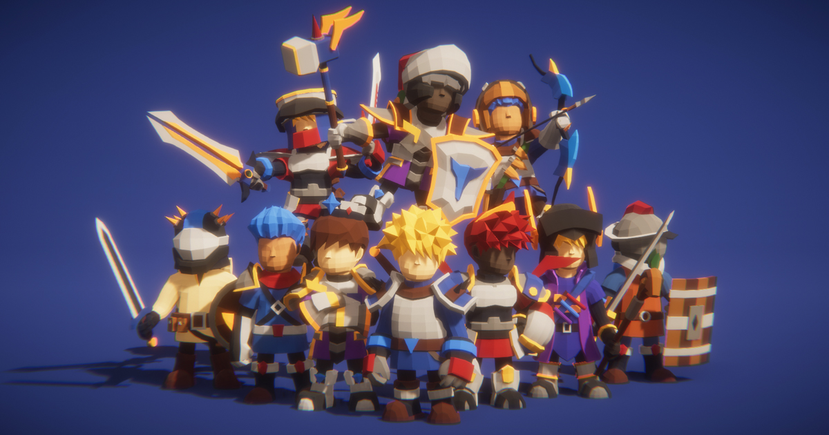 Modular RPG Hero Polyart | Characters | Unity Asset Store