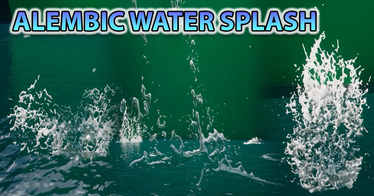 3D Alembic Water Splash Pack | VFX Particles | Unity Asset Store