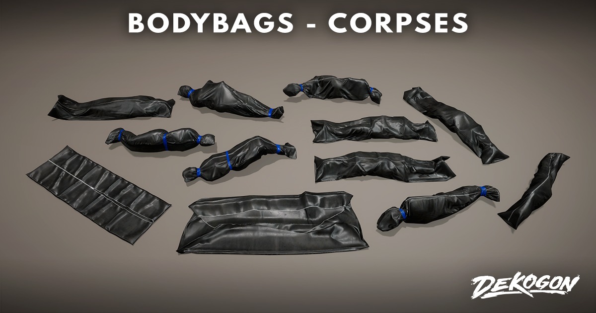 Bodybags - Corpses | 3D Props | Unity Asset Store
