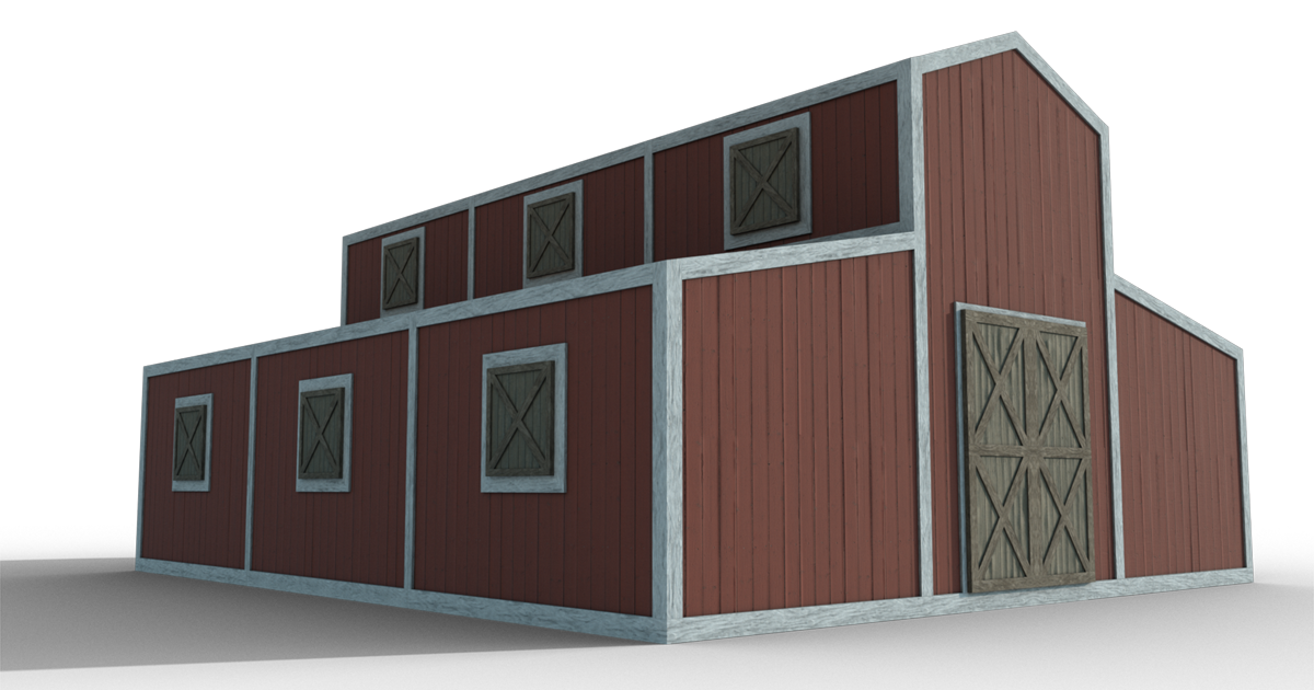 Horse Barn | 3D Industrial | Unity Asset Store