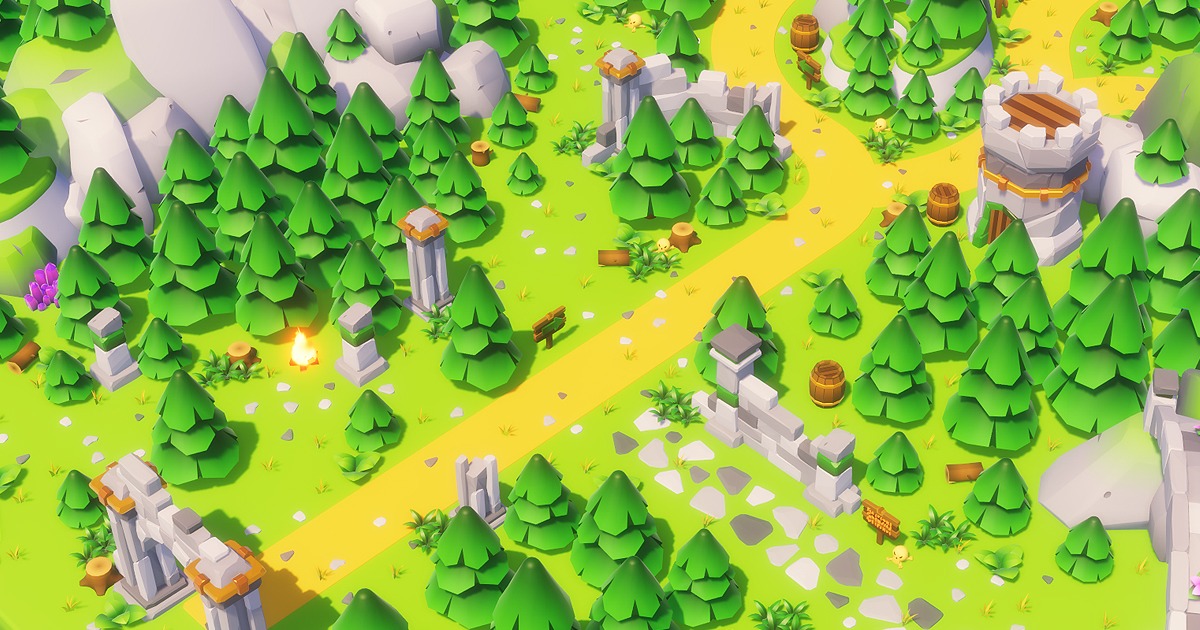 RPG Tiny Fantasy World 01 PBR | 3D Fantasy | Unity Asset Store