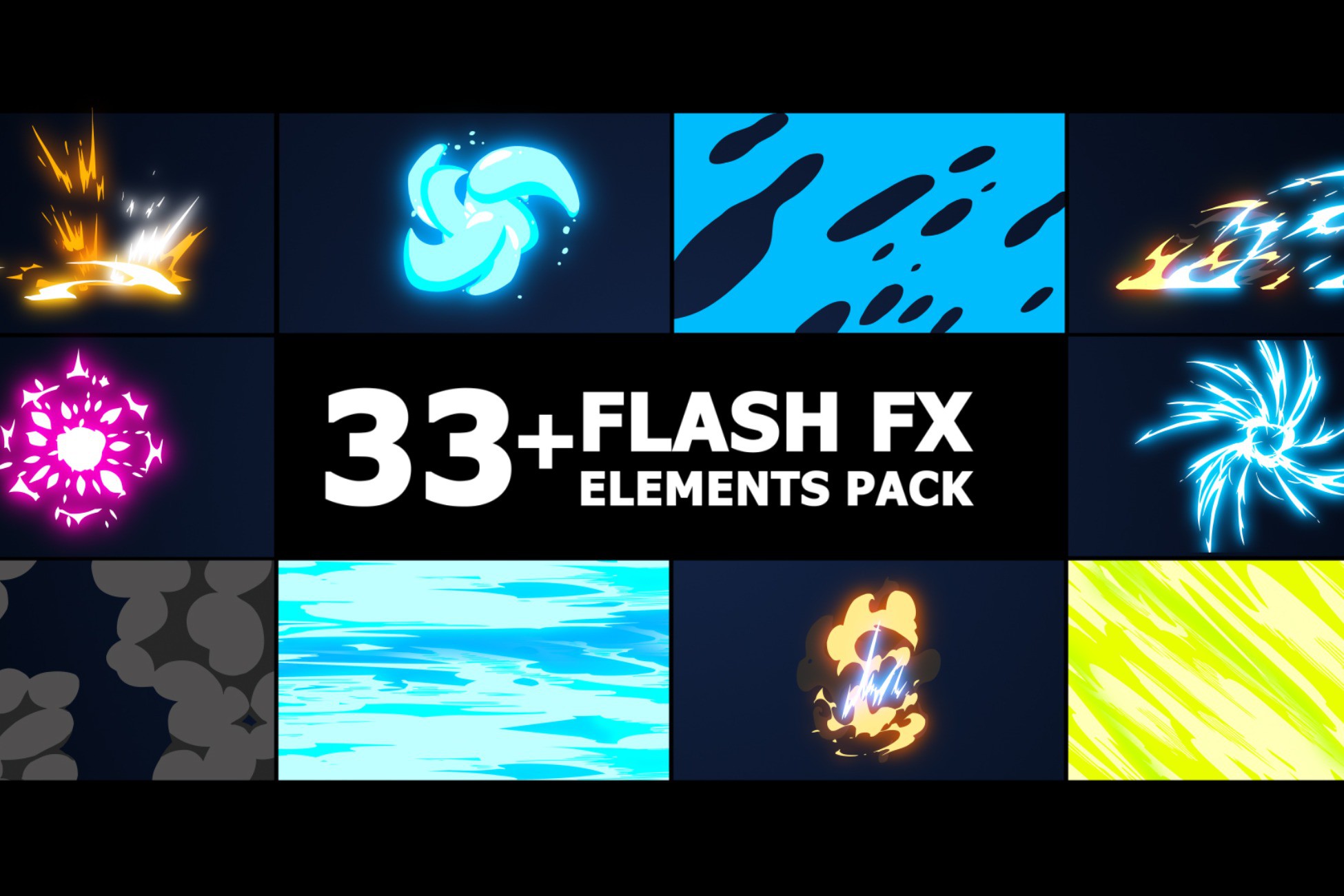 Dynamic Cartoon Effects | 2D Textures & Materials | Unity Asset Store